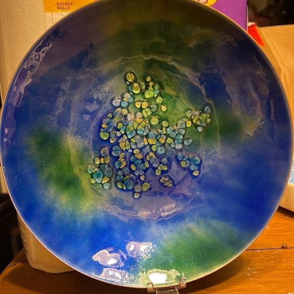 bovano | Accents | Bovano Enamel On Copper Blue And Green Bowl | Poshmark